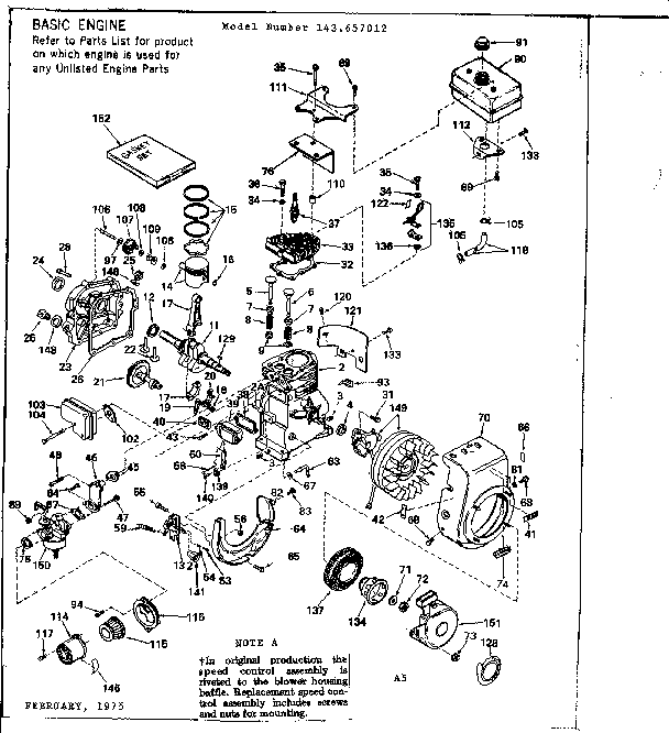 Page - 13 Official Craftsman 143657012 lawn & garden engine parts ...