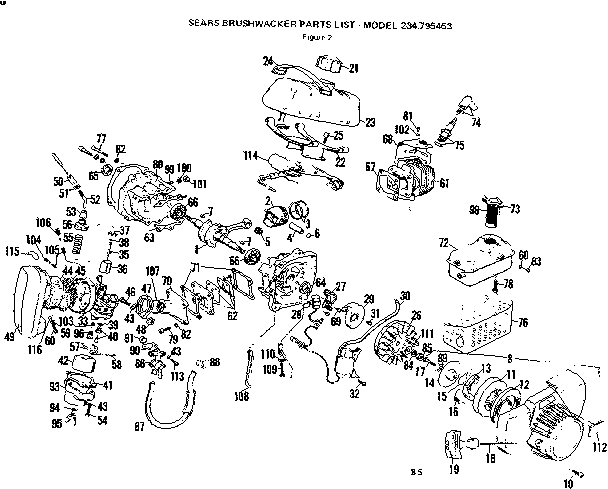 Page - 13 Official Craftsman 234795453 line trimmer parts | Sears ...