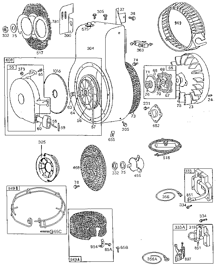 Page - 8 Official Briggs & Stratton 190400 TO 190499 (3113 - 3122) lawn ...