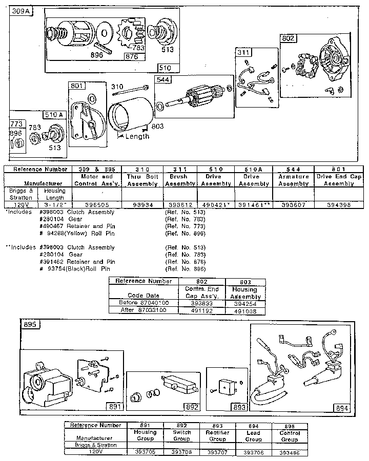 Page - 8 Official Briggs & Stratton 190400 TO 190499 (3113 - 3122) lawn ...