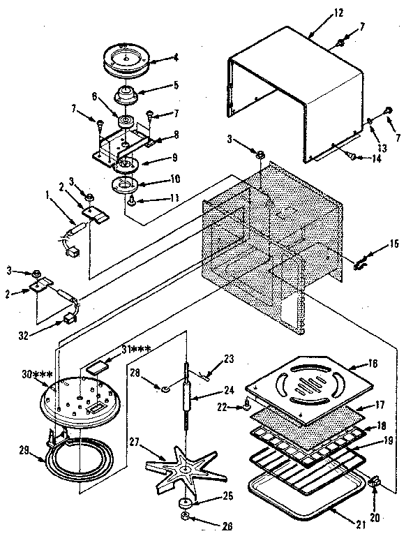 Page - 17 Official Kenmore 5648698511 range/microwave combo parts ...