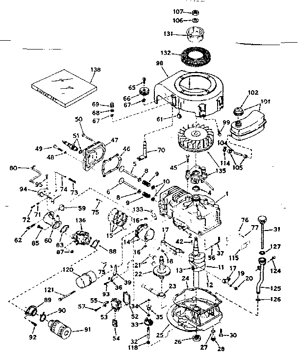 Page - 97 Official Craftsman 143214192 lawn & garden engine parts ...