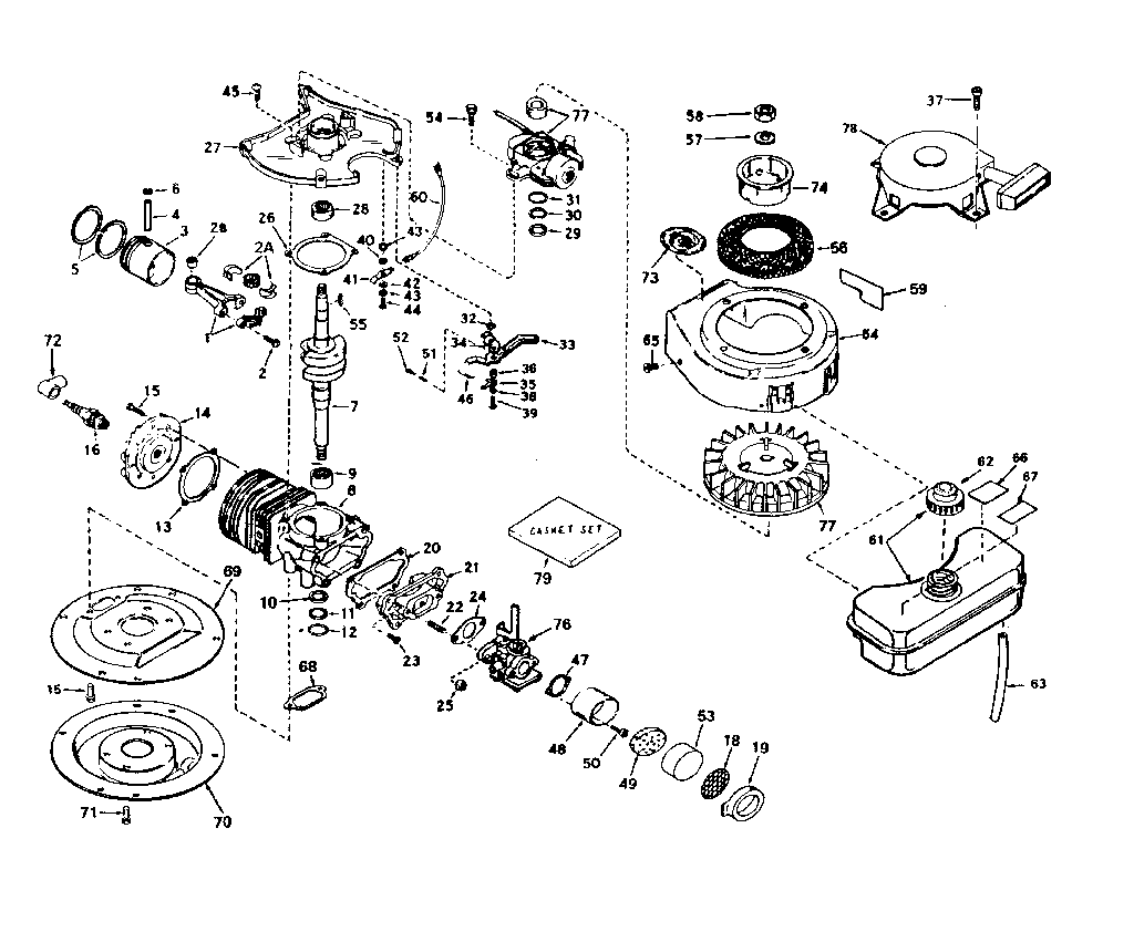 Page - 12 Official Tecumseh TYPE 670-31C lawn & garden engine parts ...