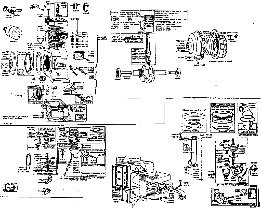 Official Briggs & Stratton 23 (203010 - 203989) lawn & garden engine ...