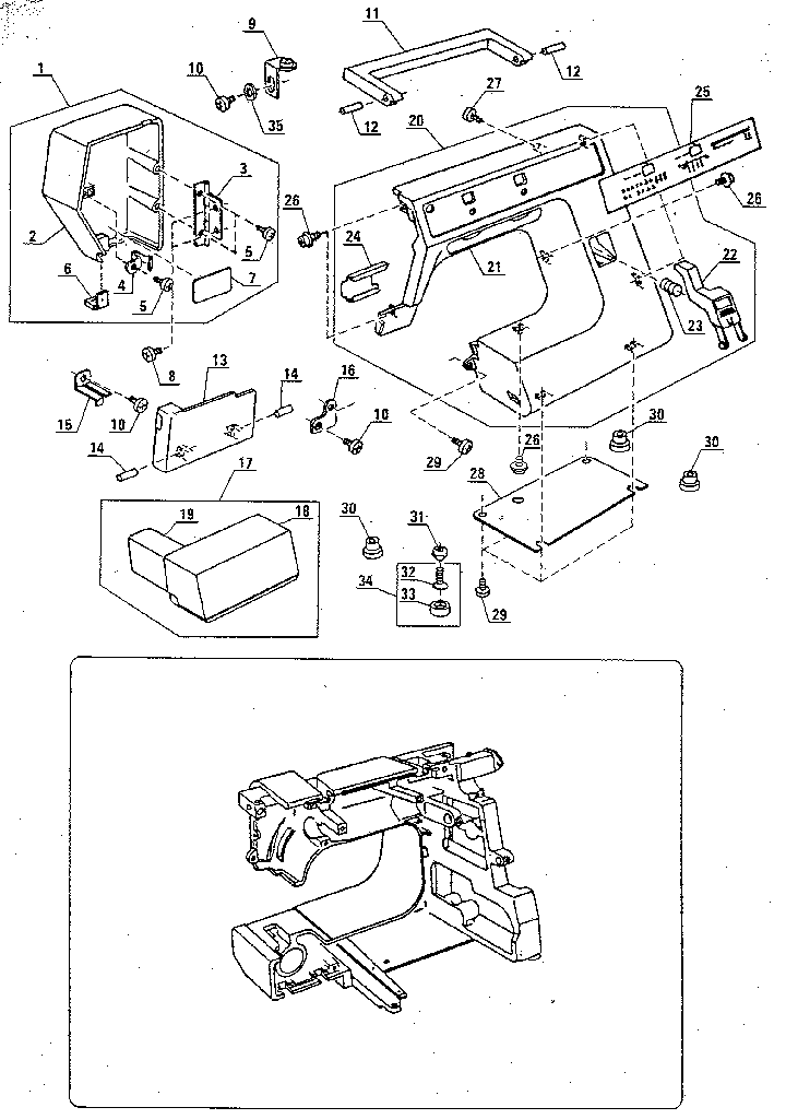 Official Kenmore 3851278180 mechanical sewing machine parts | Sears ...