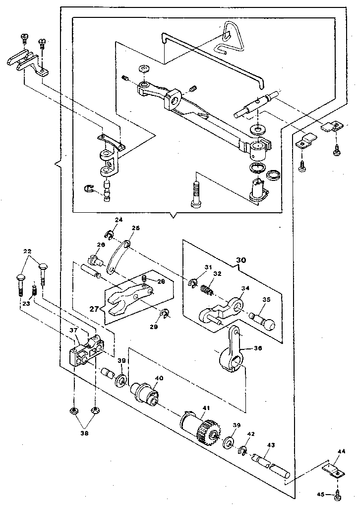 Page - 17 Official Singer 4624 mechanical sewing machine parts | Sears ...