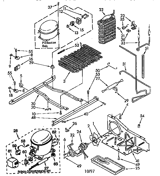 Page - 16 Official Kenmore 1068490233 refrigerator parts | Sears ...