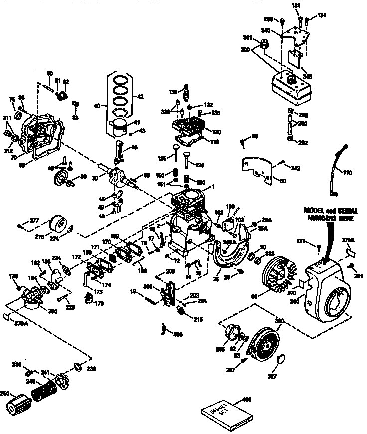 Page - 13 Official Craftsman 143943005 lawn & garden engine parts ...