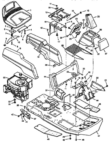 Craftsman 502251220 rear-engine riding mower Parts | Diagrams, Manuals ...
