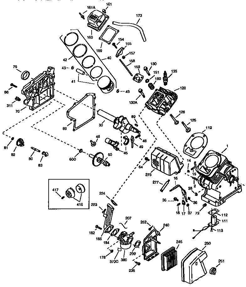 Page - 13 Official Craftsman 143965019 lawn & garden engine parts ...