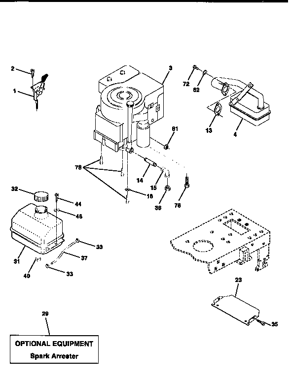Official Craftsman 917259531 front-engine lawn tractor parts | Sears ...