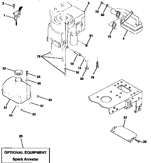 Page - 25 Official Craftsman 917258072 front-engine lawn tractor parts ...