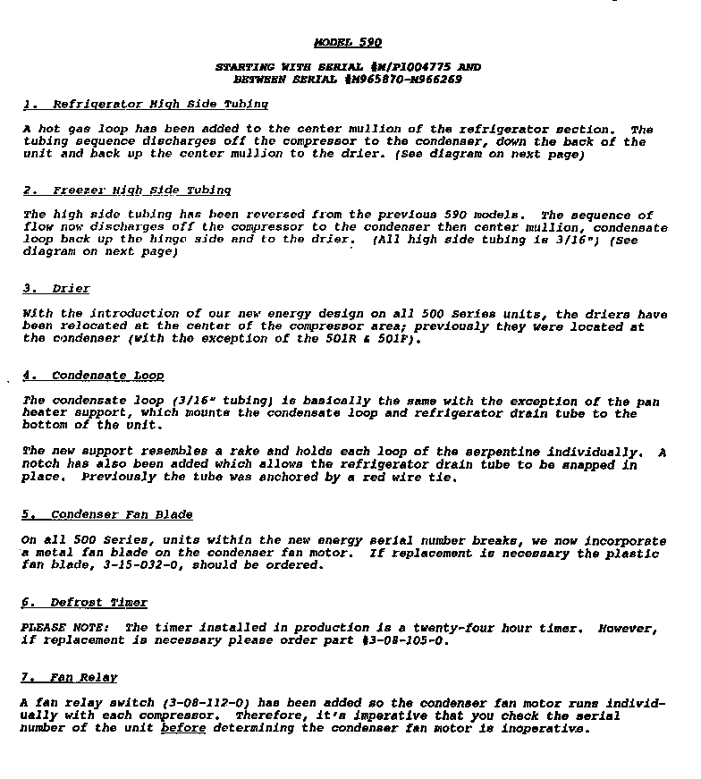 Official Sub-Zero 590 side-by-side refrigerator parts | Sears PartsDirect