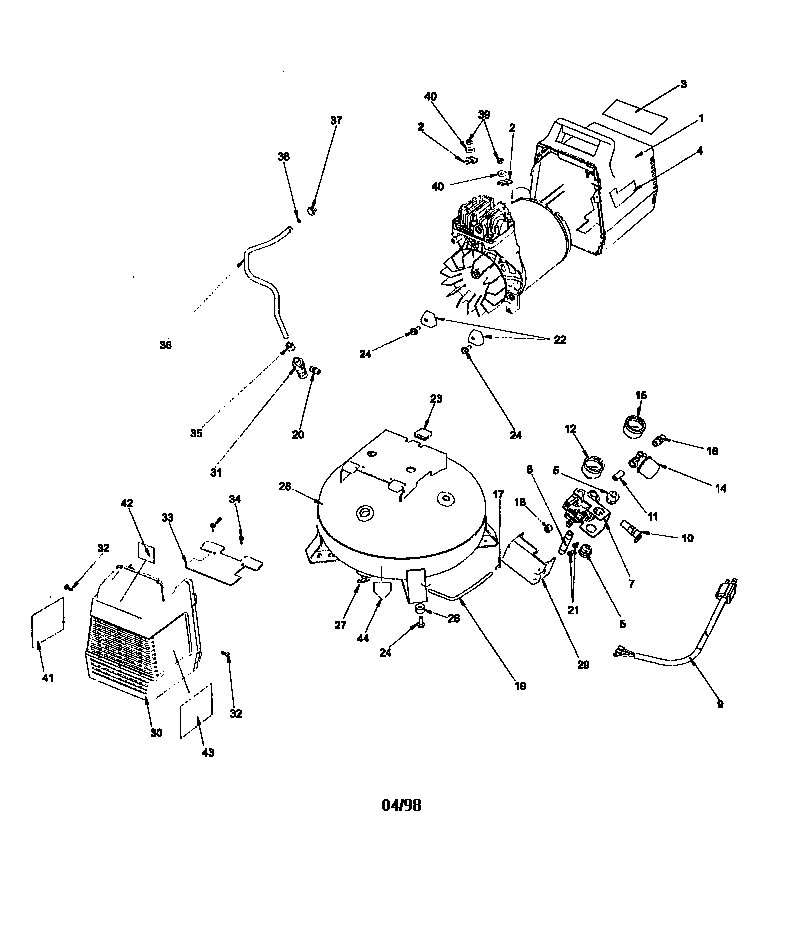 Page - 22 Official Craftsman 919163550 air compressor parts | Sears ...