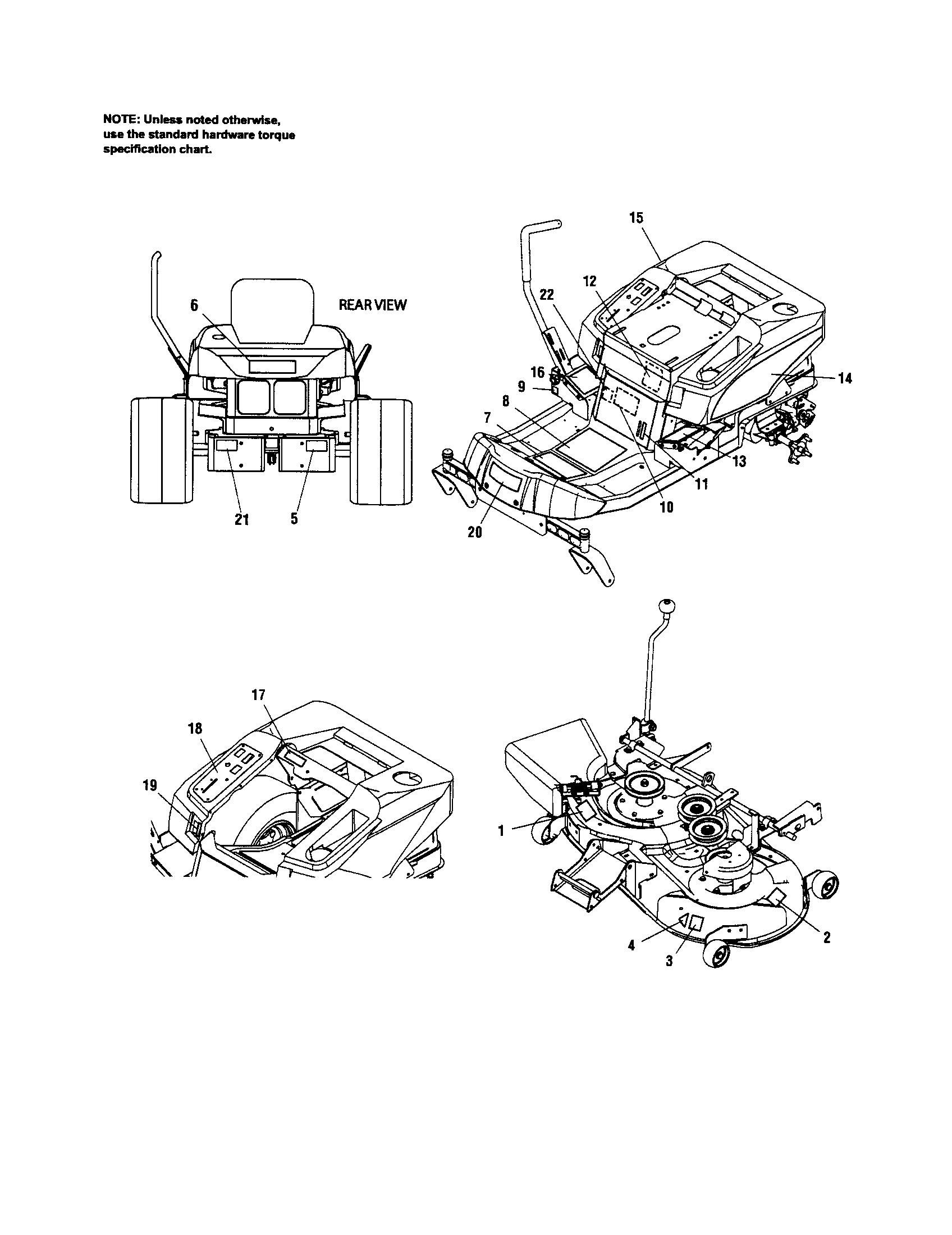 Official Craftsman 107289860 rear-engine riding mower parts | Sears ...