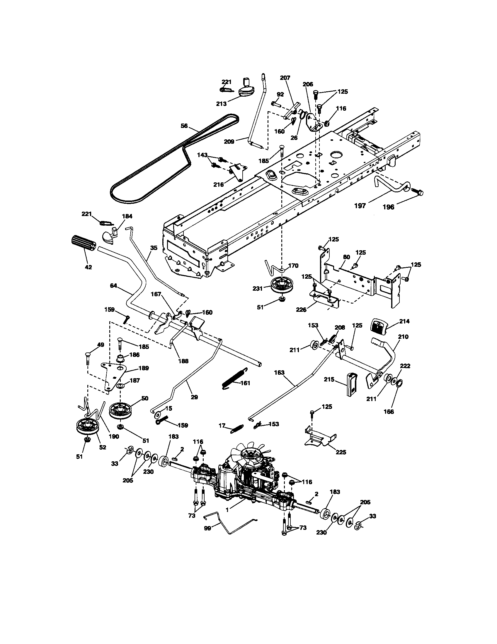 Official Craftsman 917289903 front-engine lawn tractor parts | Sears ...