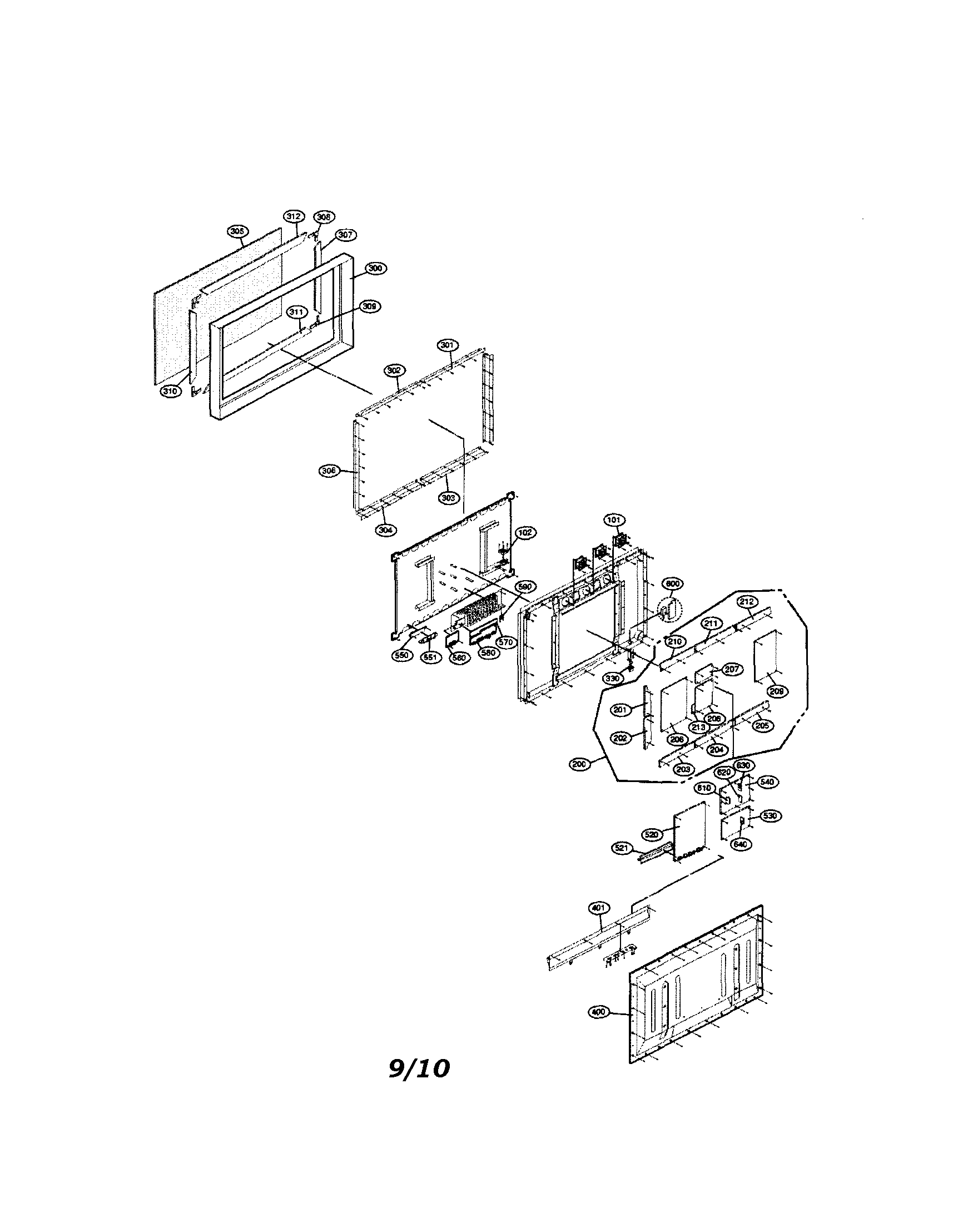Page - 29 Official LG MU-60PZ90V-AALLKZ plasma television parts | Sears ...