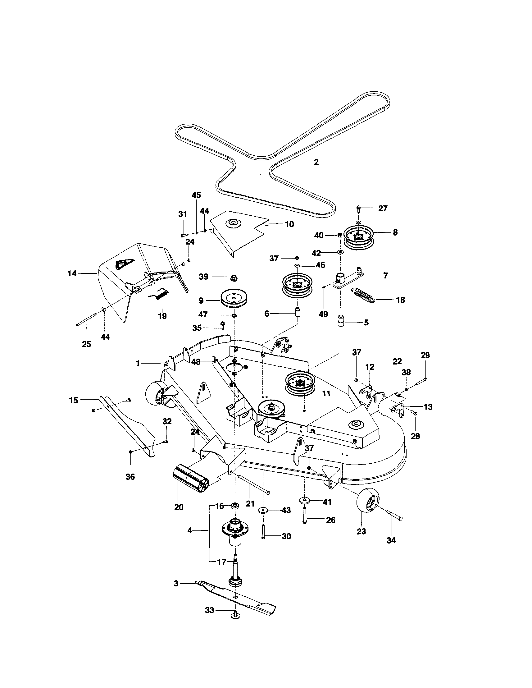 Official Husqvarna MZ5225ZT-966690501 rear-engine riding mower parts ...