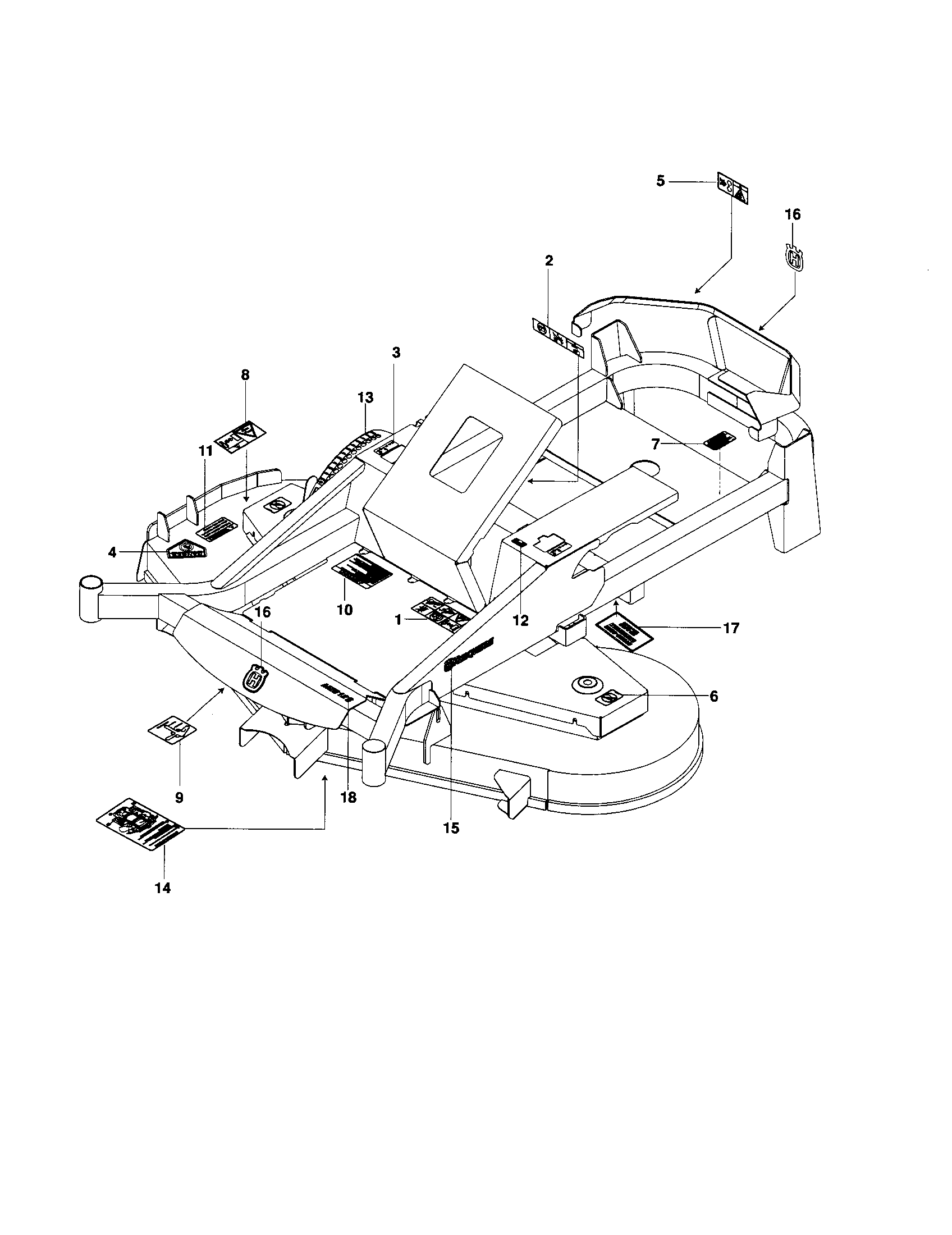 Official Husqvarna MZ5225ZT-966690501 rear-engine riding mower parts ...