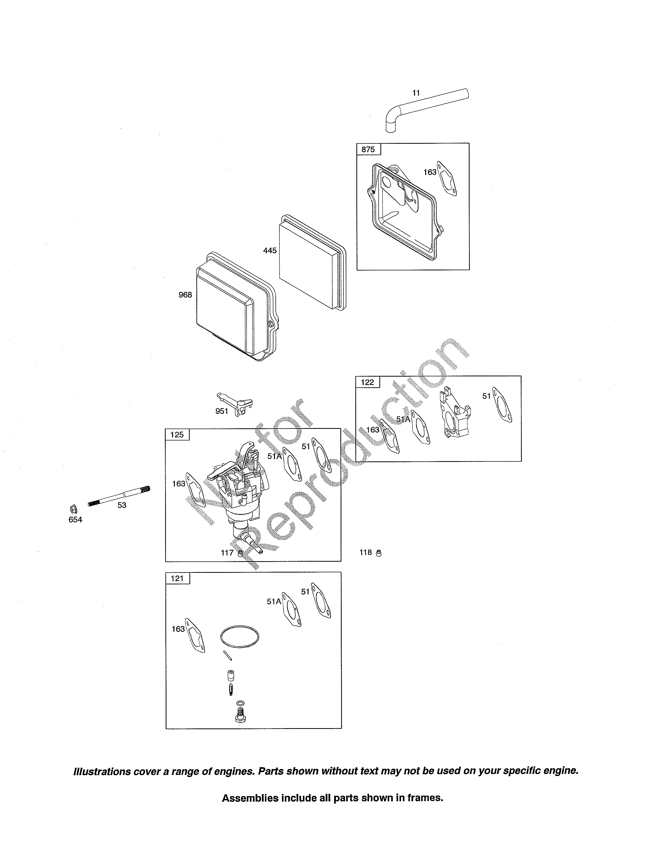Page - 8 Official Briggs & Stratton 250000 (0110-0111) lawn & garden ...