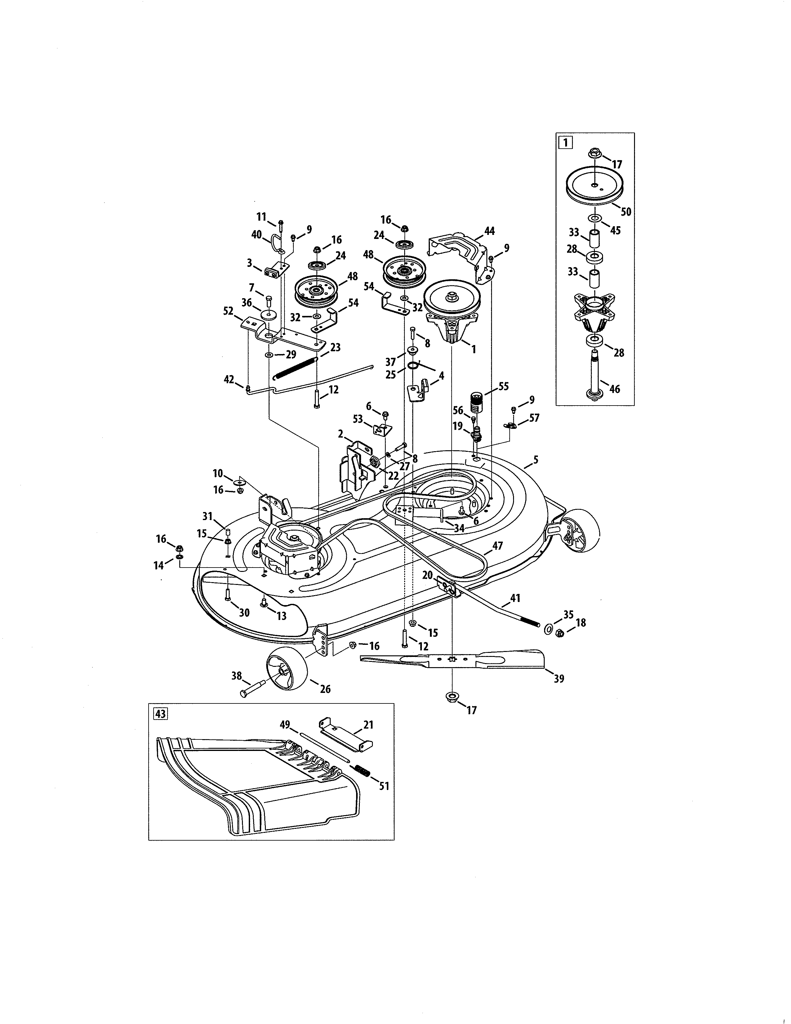MTD 13A2775S000 front-engine lawn tractor Parts | Diagrams, Manuals ...