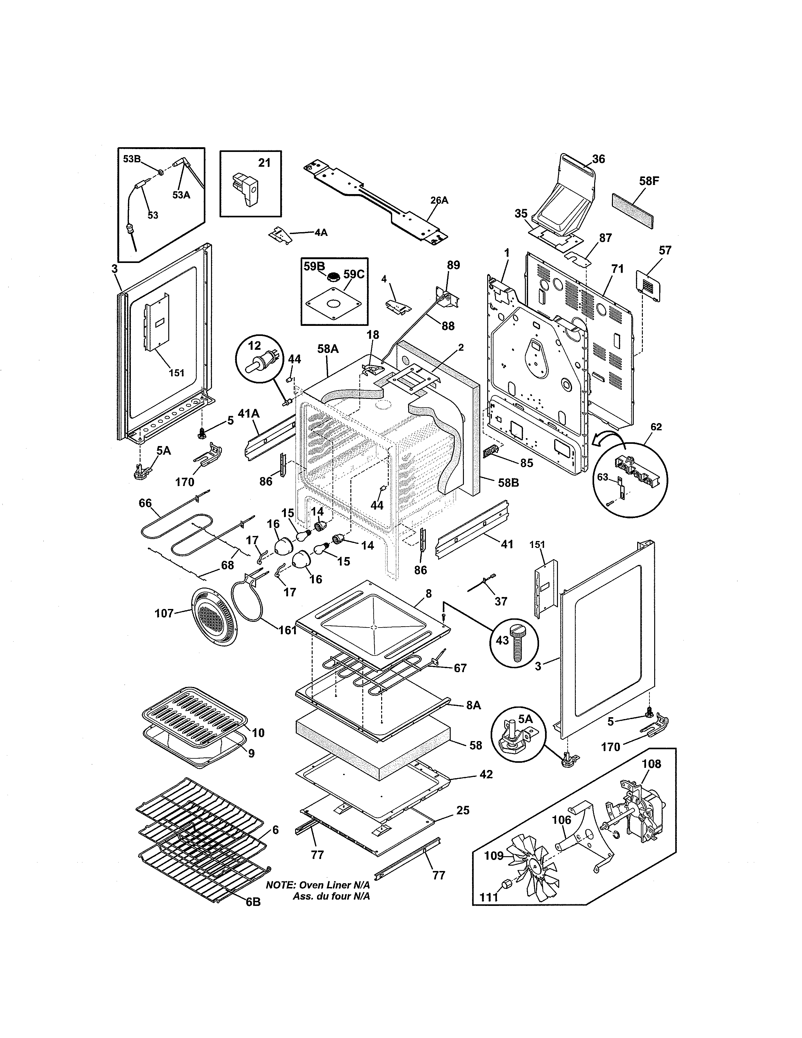 Official Kenmore Elite 79075353311 range parts | Sears PartsDirect