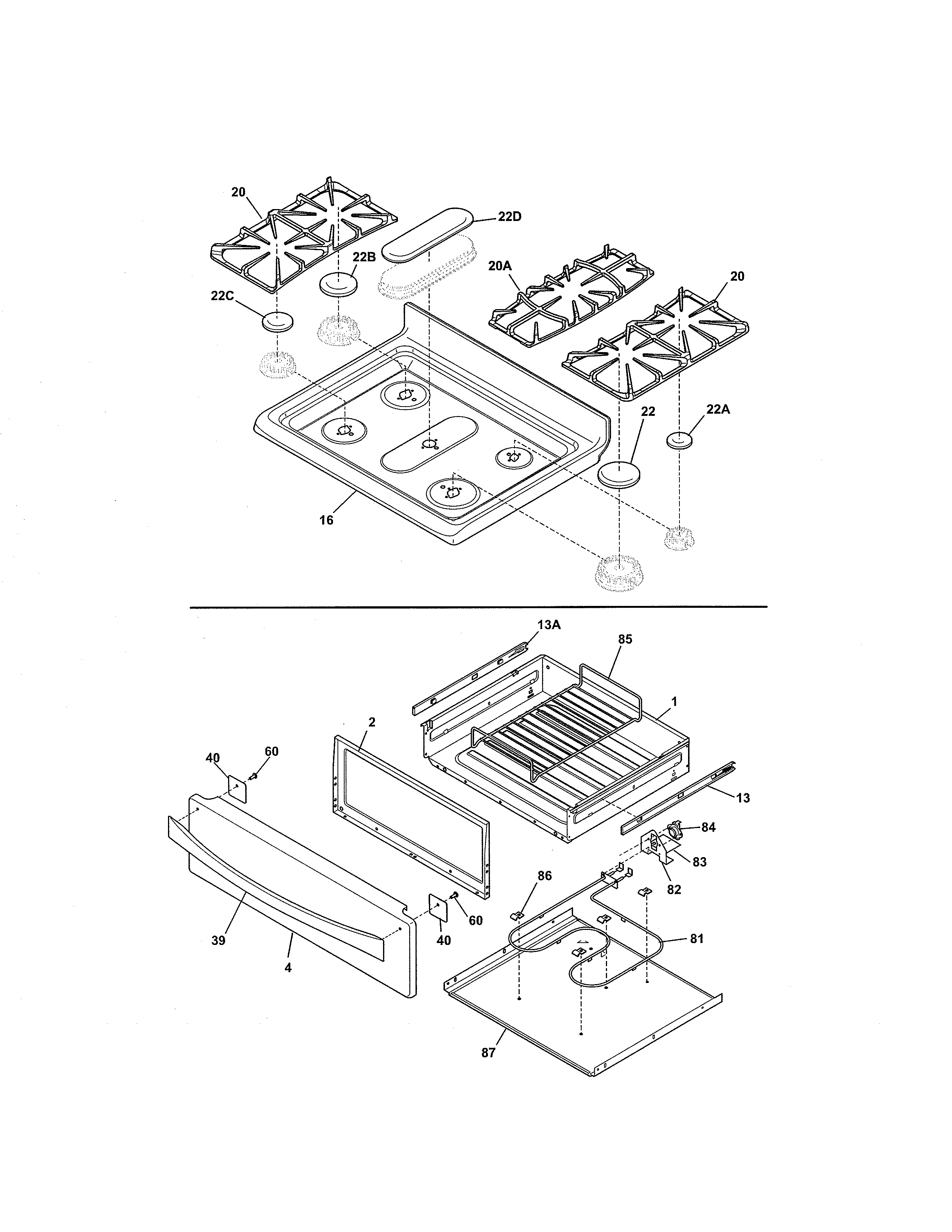 Official Kenmore Elite 79075353311 range parts | Sears PartsDirect