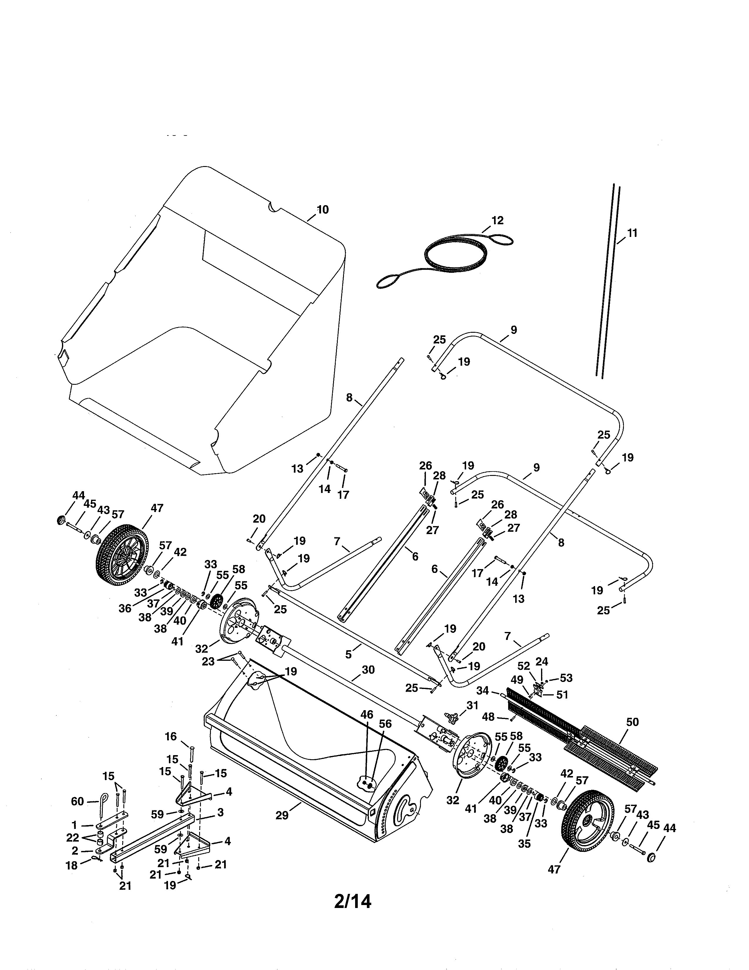 Official Craftsman 48624644 lawn sweeper parts | Sears PartsDirect