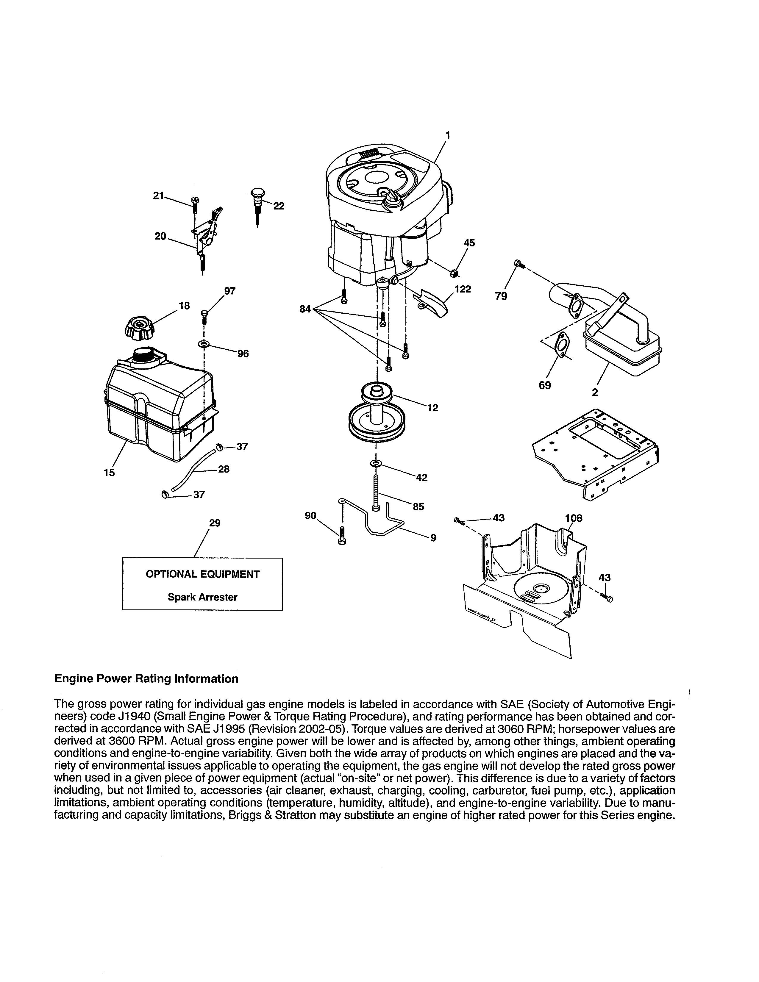 Page - 39 Official Craftsman 917991651 front-engine lawn tractor parts ...