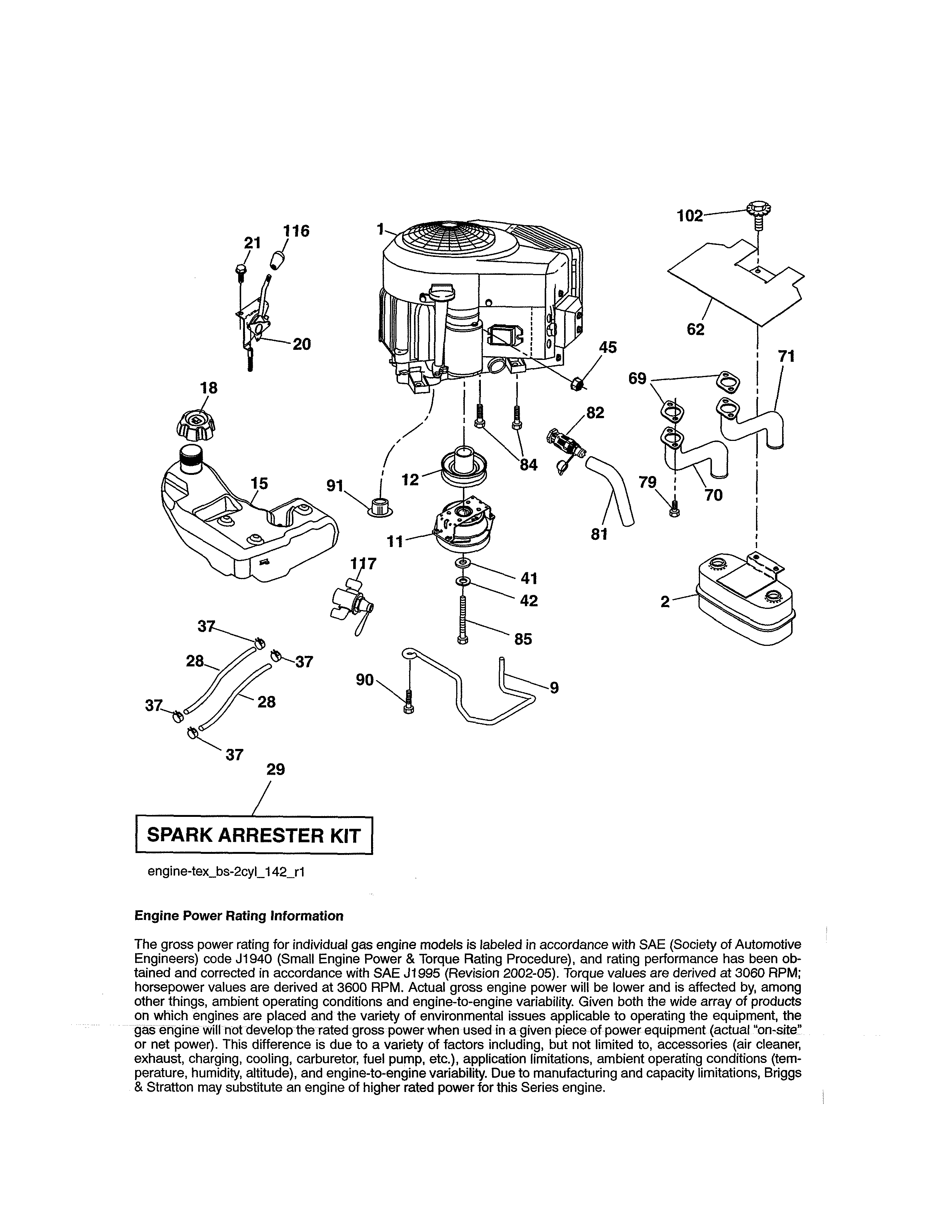 Page - 23 Official Craftsman 917990640 front-engine lawn tractor parts ...