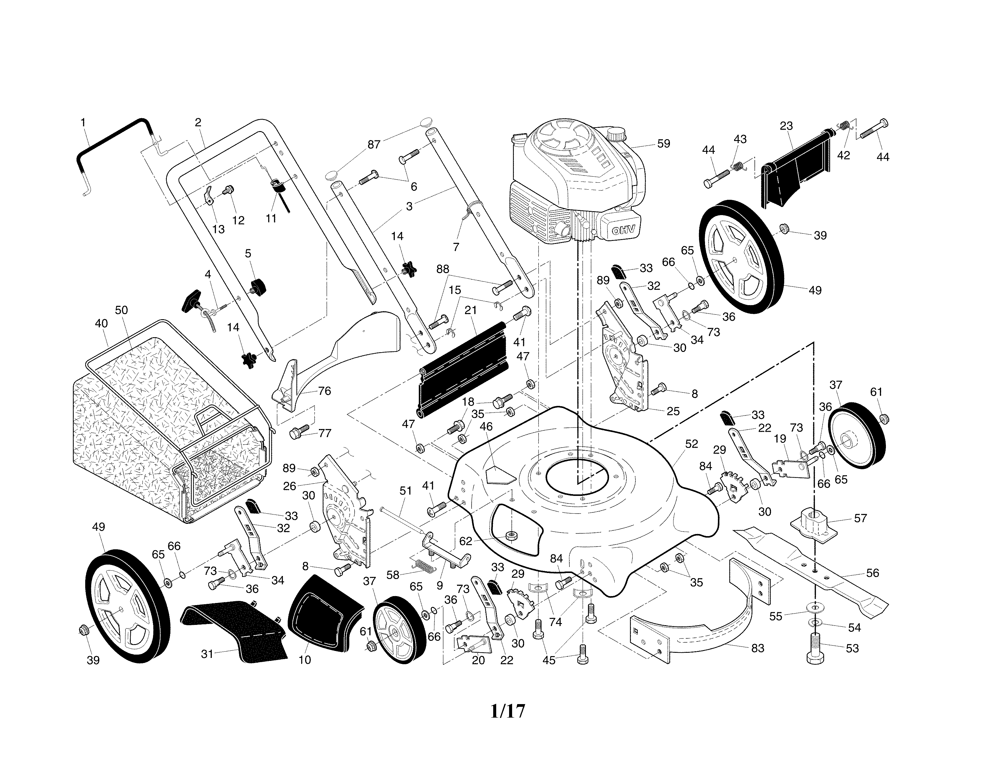 Page - 7 Craftsman 917374510 gas lawn mower Parts | Diagrams, Manuals ...