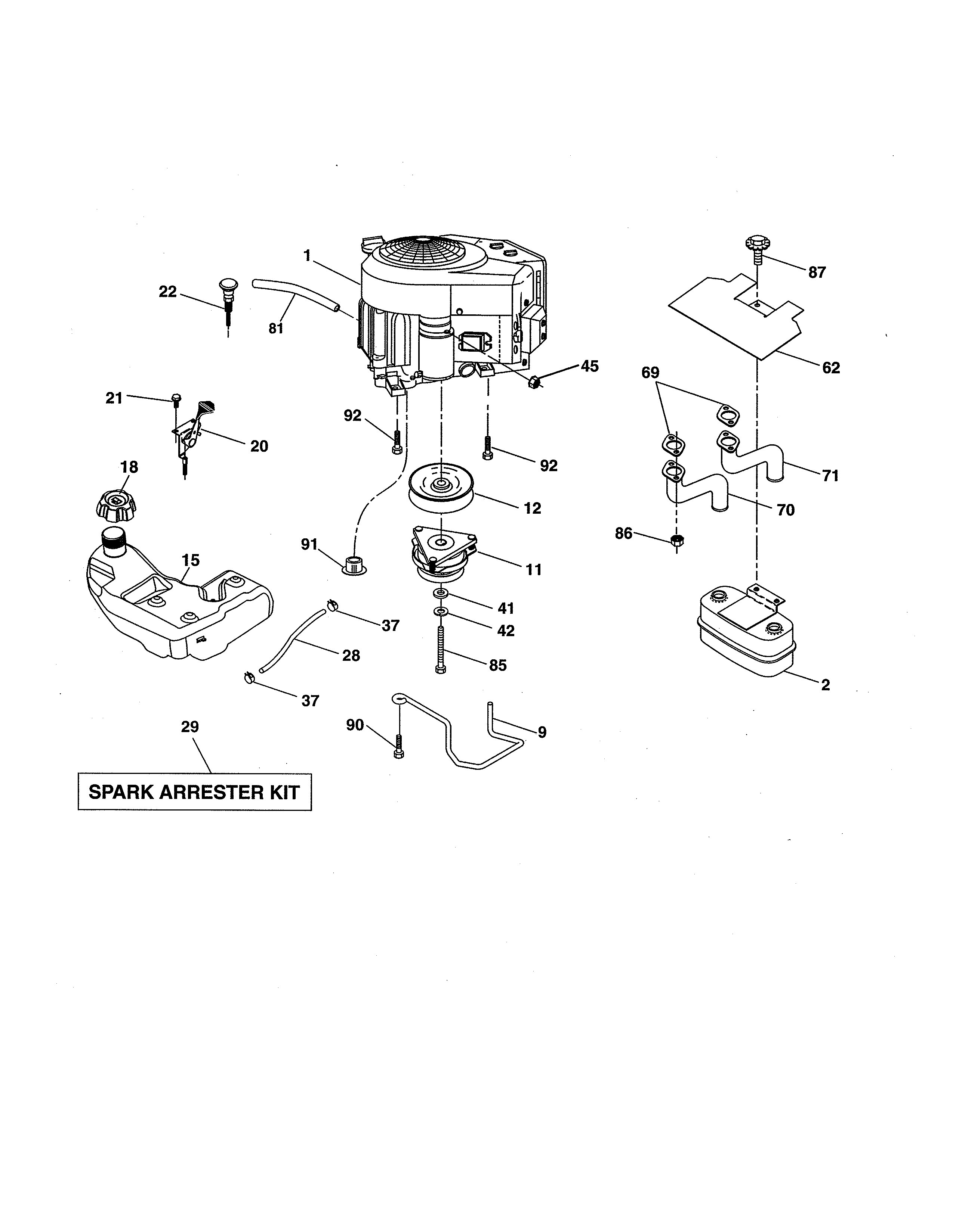 Page - 27 Official Husqvarna LGT24K54/240472 front-engine lawn tractor ...