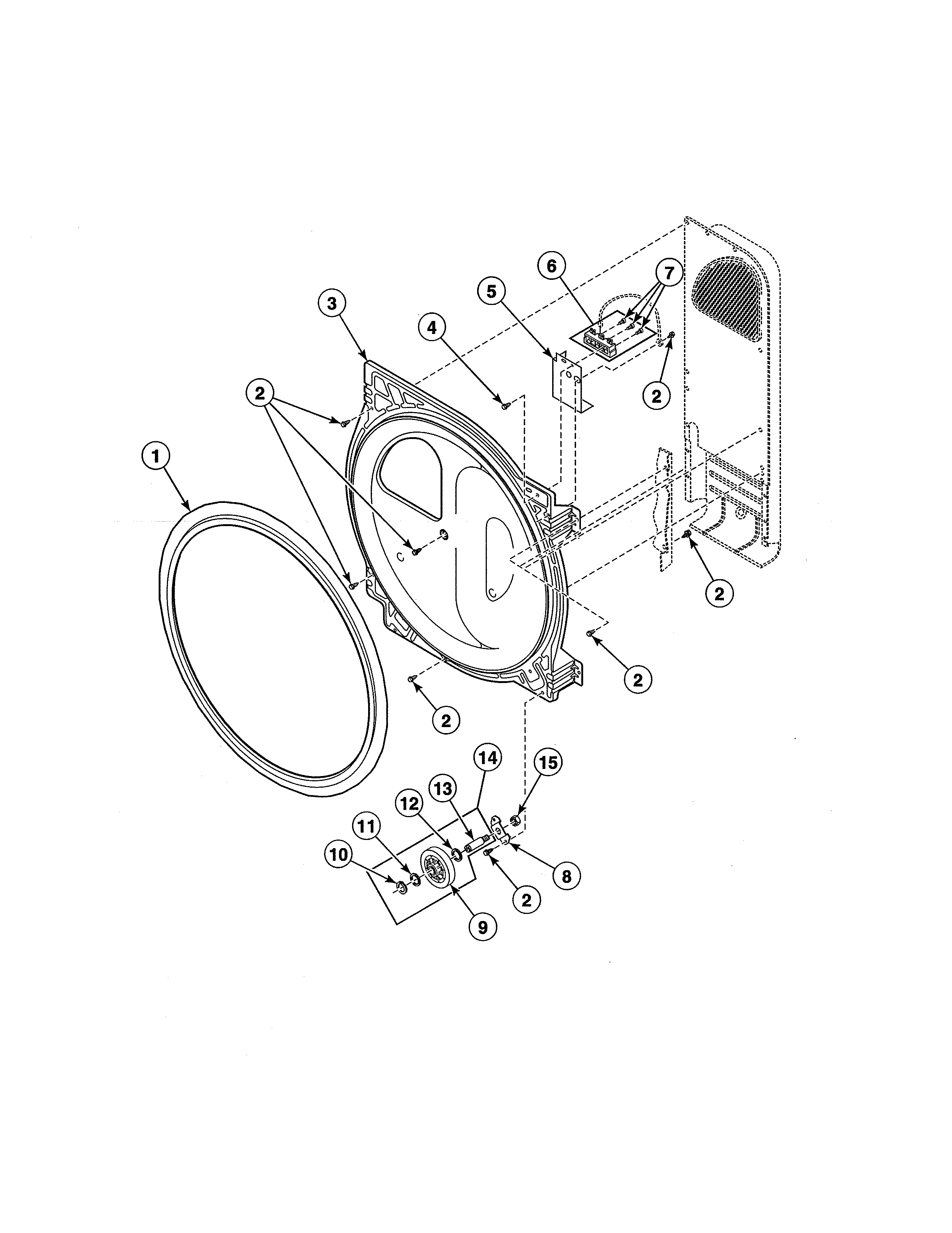 Official Speed Queen ADE3SRGS173TW01 dryer parts | Sears PartsDirect