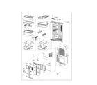 Official Samsung RF18HFENBSR/AA-00 bottom-mount refrigerator parts ...