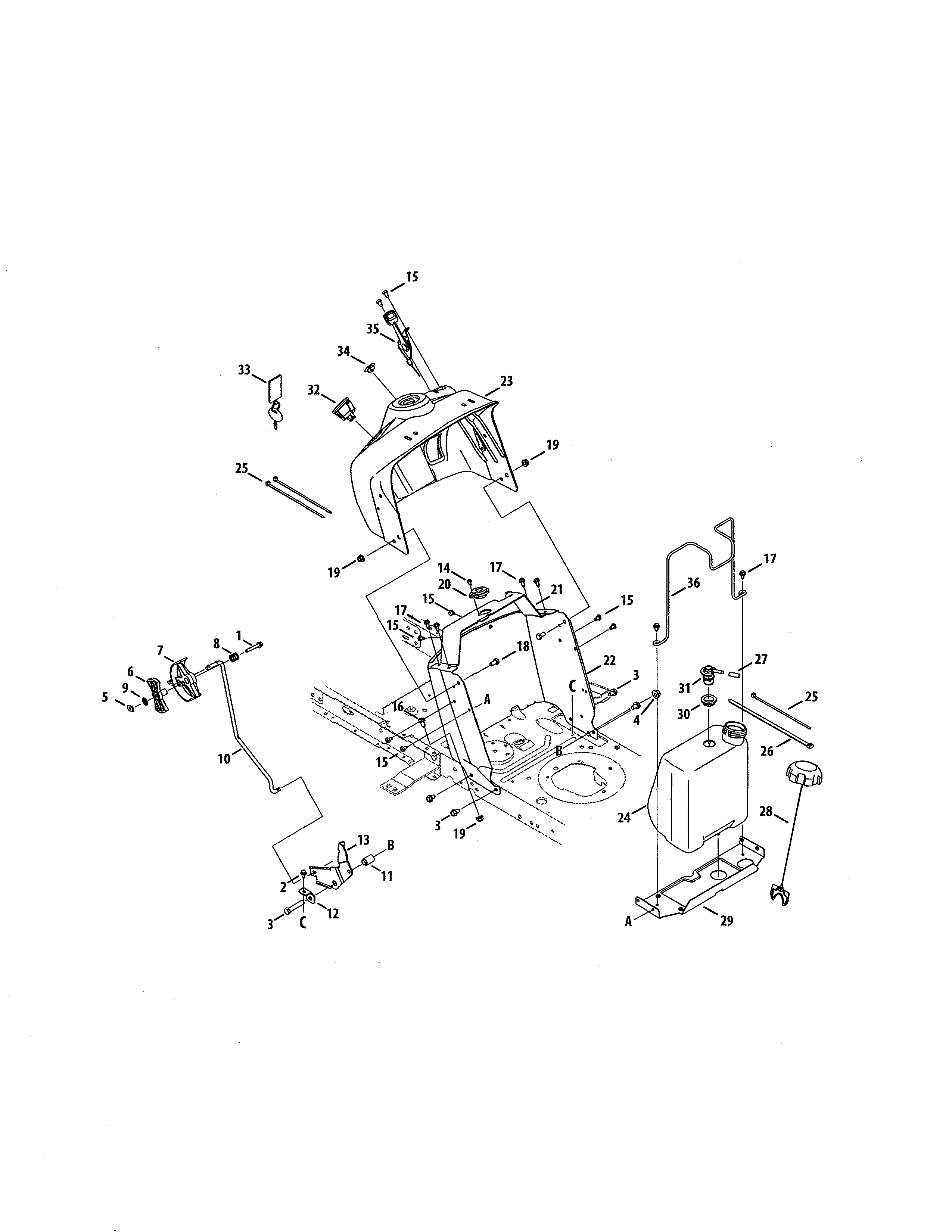 Page - 46 Official Craftsman 247273271 front-engine lawn tractor parts ...