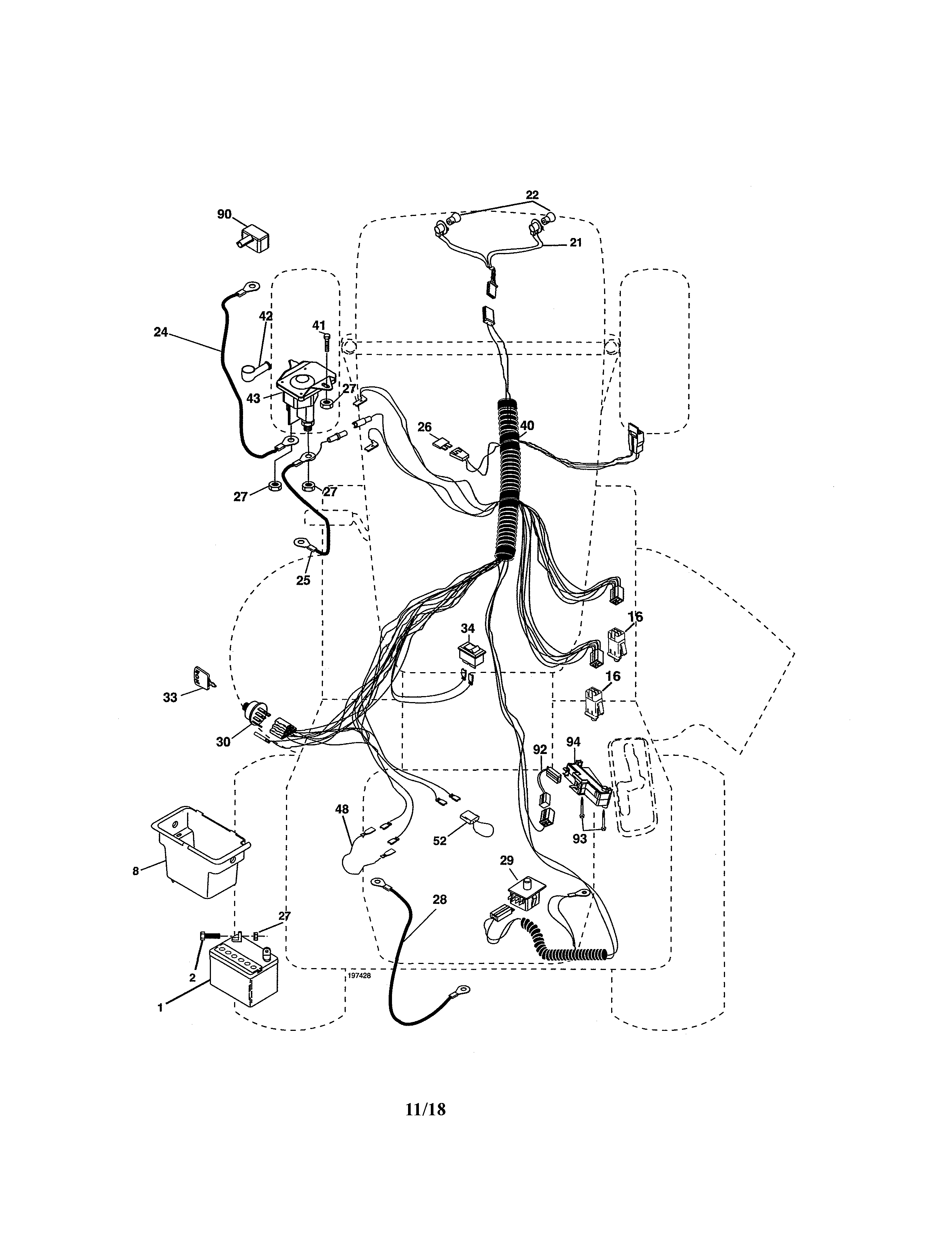 Official Craftsman 917276817 front-engine lawn tractor parts | Sears ...