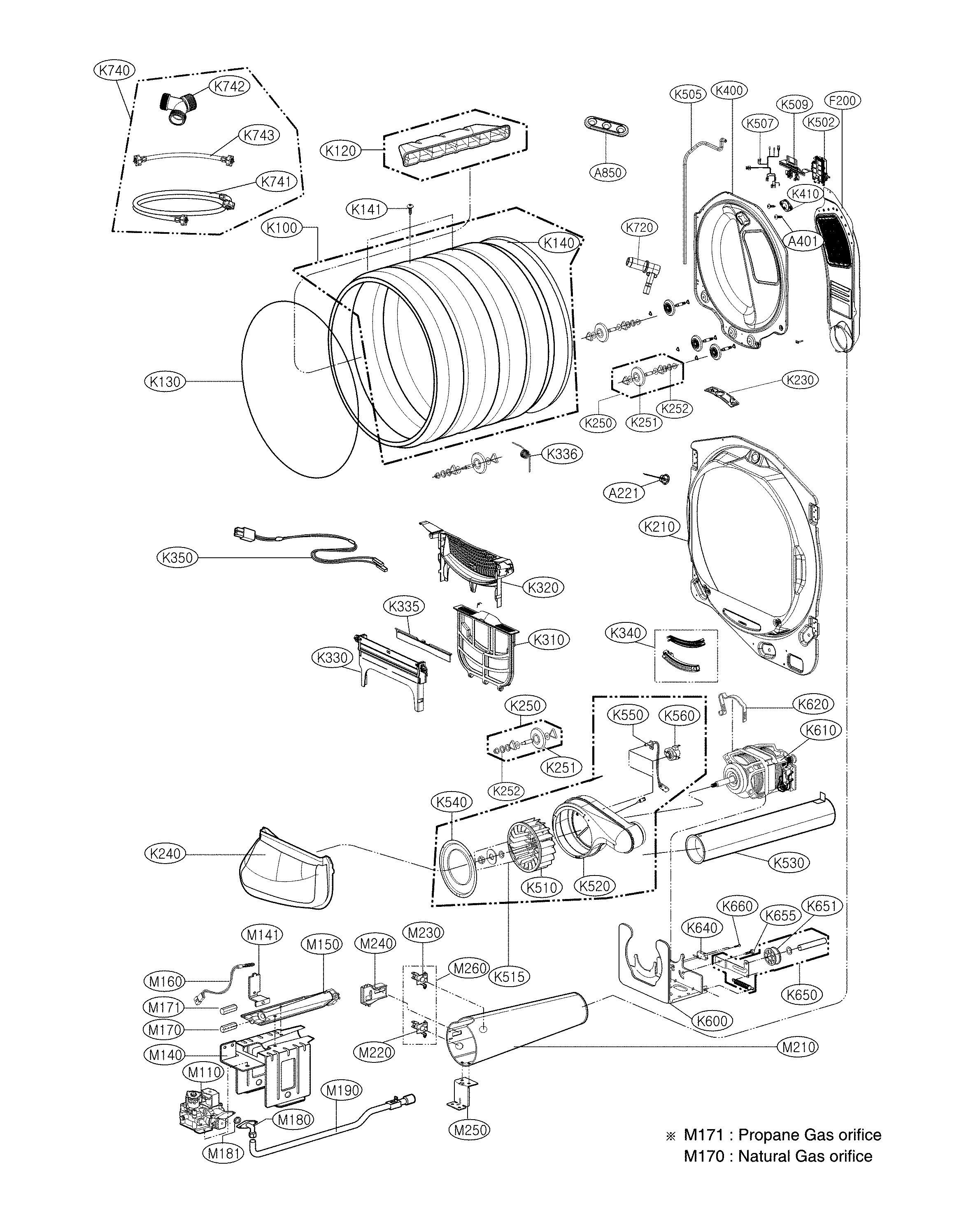Official LG DLEX7900BE/00 dryer parts | Sears PartsDirect