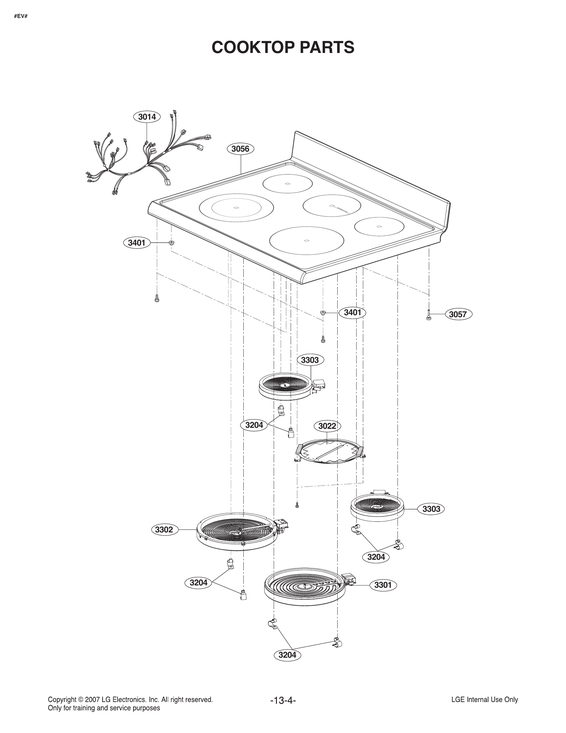 Official LG LRE3194BD/00 electric range parts | Sears PartsDirect