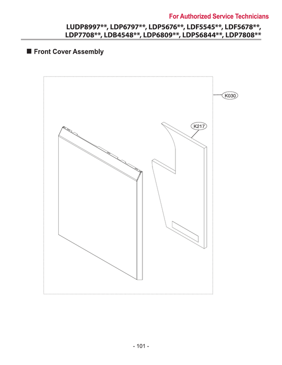 Official LG LDF5545SS/00 dishwasher parts | Sears PartsDirect
