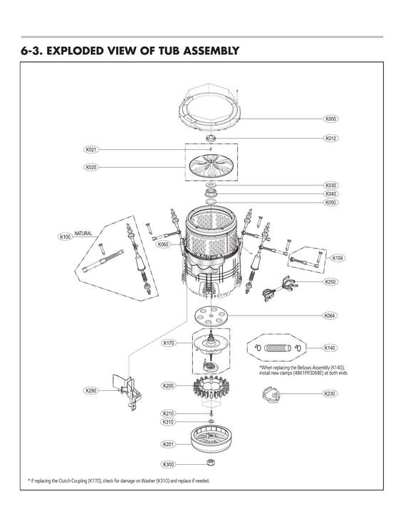 LG WT7300CW/01 washer Parts | Diagrams, Manuals | Sears PartsDirect