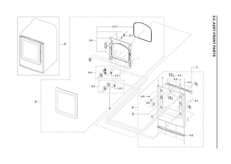 Samsung DVG45T3200W/A3-00 dryer Parts | Diagrams, Manuals | Sears ...