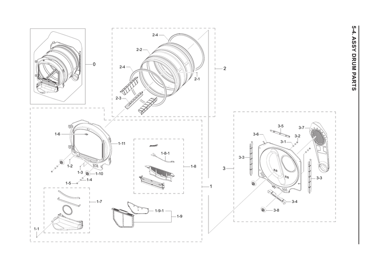 Samsung DVG45T3200W/A3-00 dryer Parts | Diagrams, Manuals | Sears ...