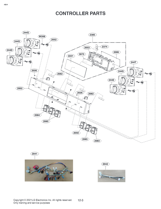 Official LG LSEL6335F/00 electric range parts | Sears PartsDirect