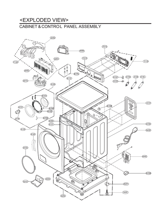 Official LG WM3400CW/00 washer parts | Sears PartsDirect