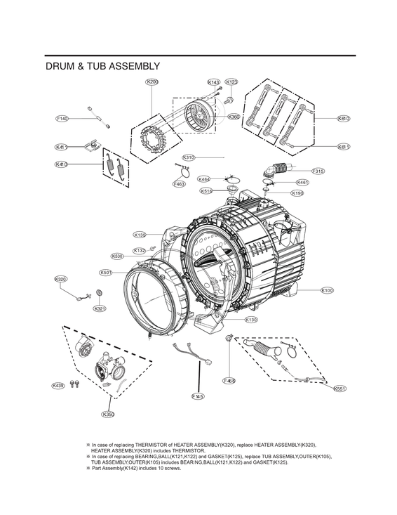 Official LG WM3400CW/00 washer parts | Sears PartsDirect