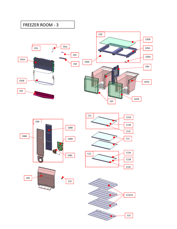 Official Criterion CUF208WD1W upright freezer parts | Sears PartsDirect