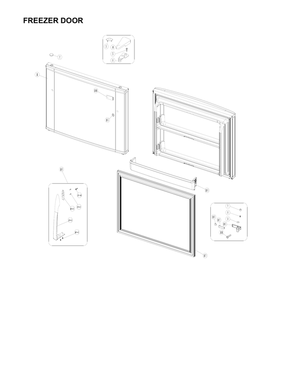 Official Winia WTL18HBWCD top-mount refrigerator parts | Sears PartsDirect