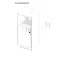 Official Winia WTL18HBBCD top-mount refrigerator parts | Sears PartsDirect