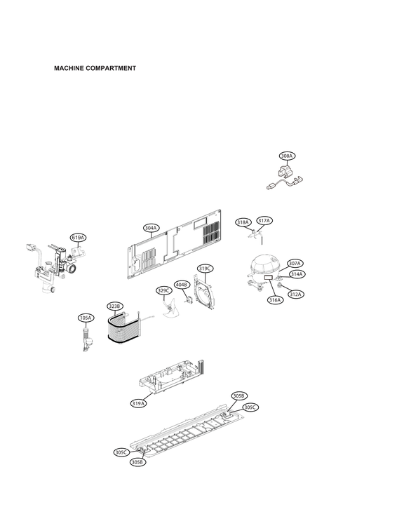 Official LG LRSDS2706S/00 side-by-side refrigerator parts | Sears ...