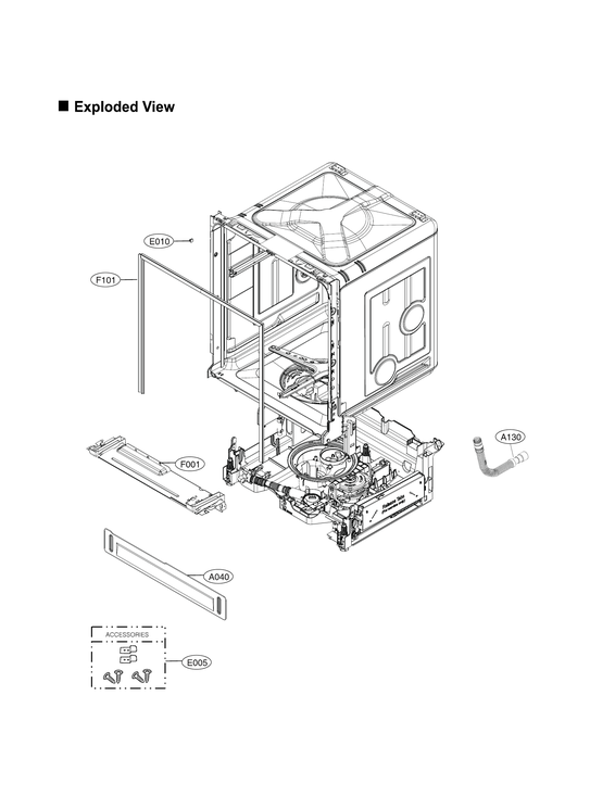 LG LDFN454HT/00 dishwasher Parts | Diagrams, Manuals | Sears PartsDirect